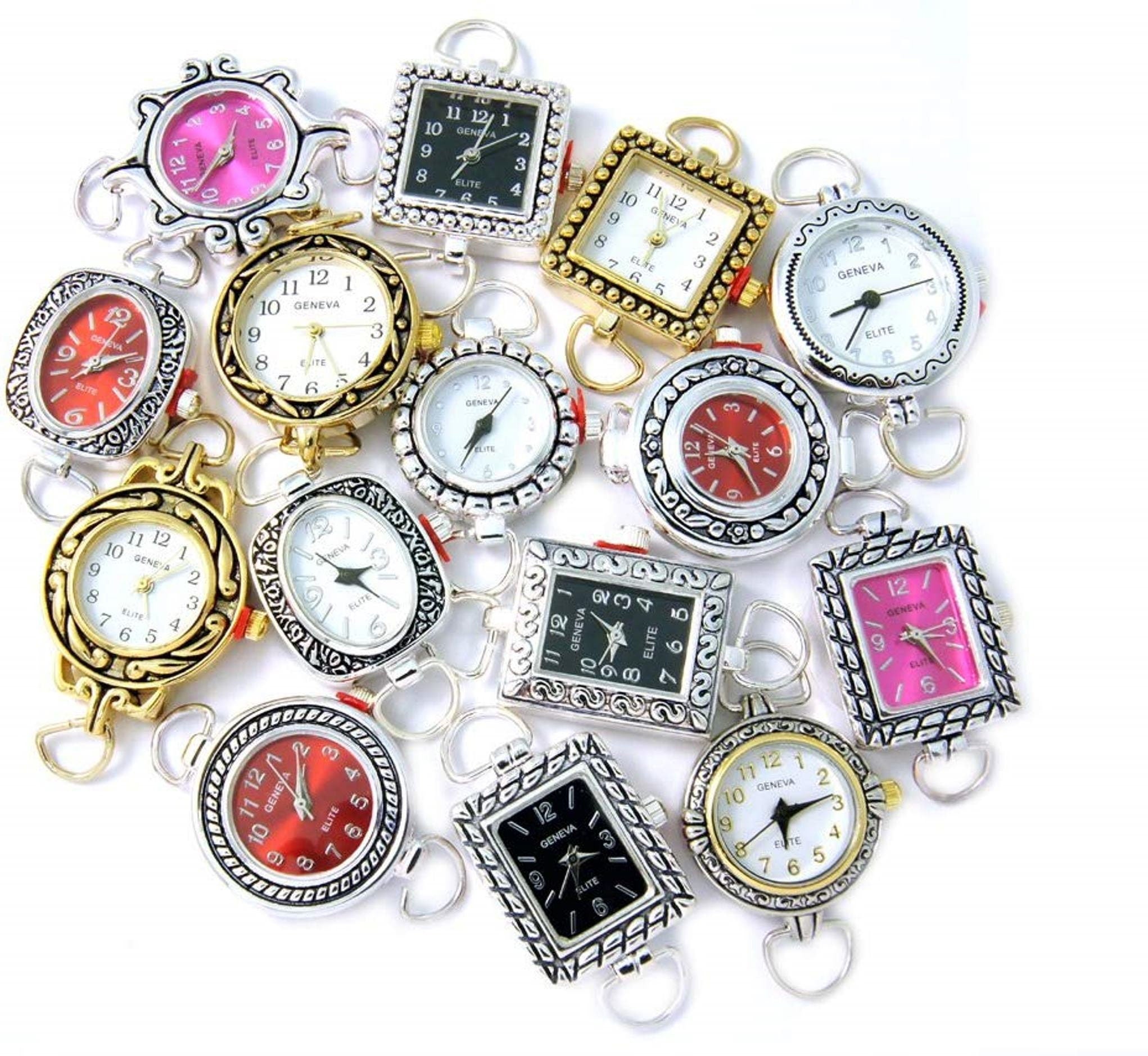 10 Pcs Assorted Beading Watch Face.